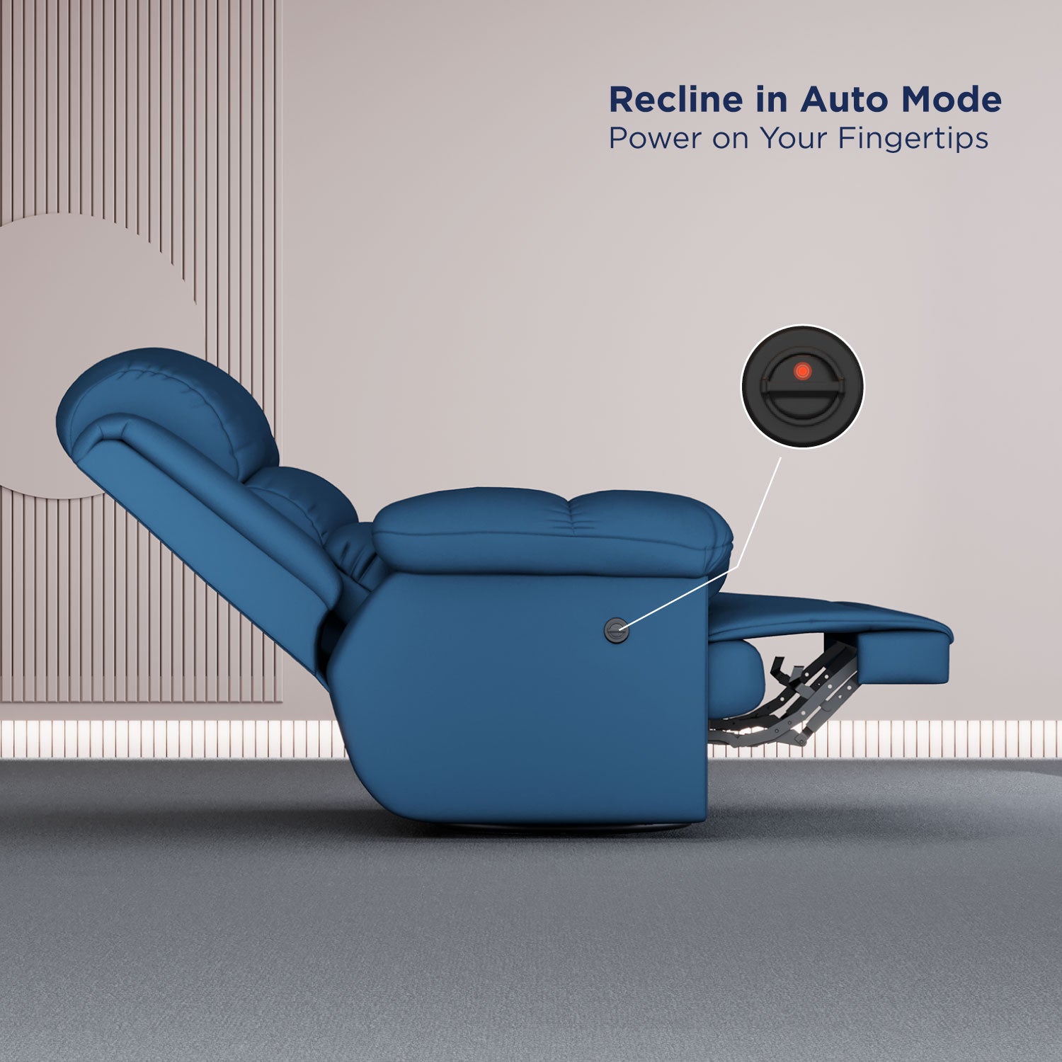 Single Recliner Sofa - Buy Luxe Motorised Recliner Sofa Online – The ...