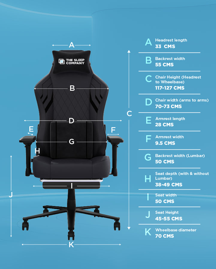 Buy XGen Pro Gaming Chair Online @58% OFF | The Sleep Company