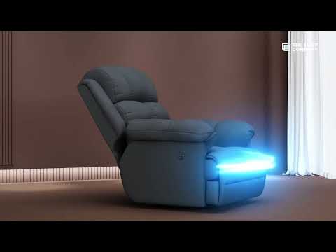 Single Recliner Sofa - Buy Luxe Motorised Recliner Sofa Online – The ...